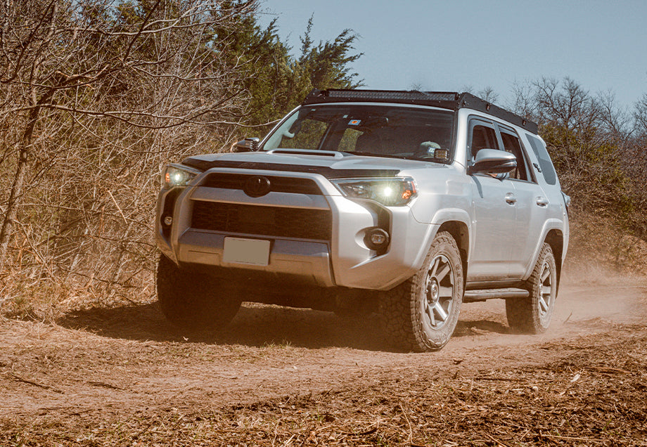 Cali Raised LED - Step Edition Bolt On Rock Sliders - Toyota 4Runner