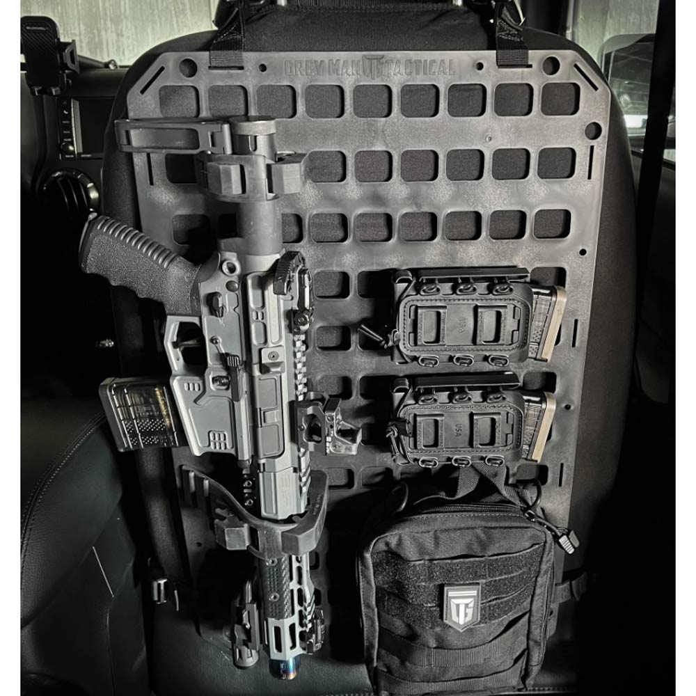 Grey Man Tactical - #201 - Vehicle Rifle Rack - Rubber Clamps - 15.25