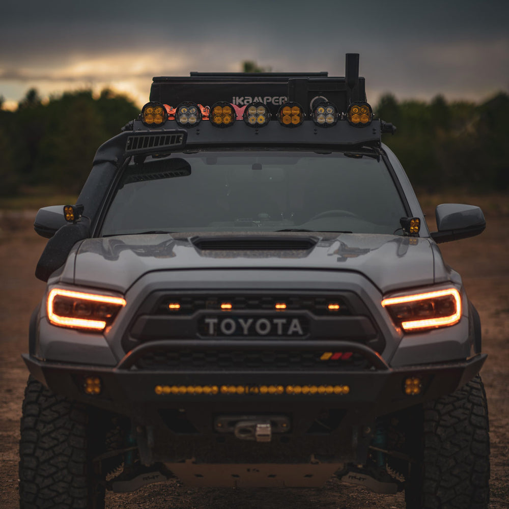 Prinsu - LP4 Light Cut-Out Replacement Wind Deflector - Toyota Tacoma