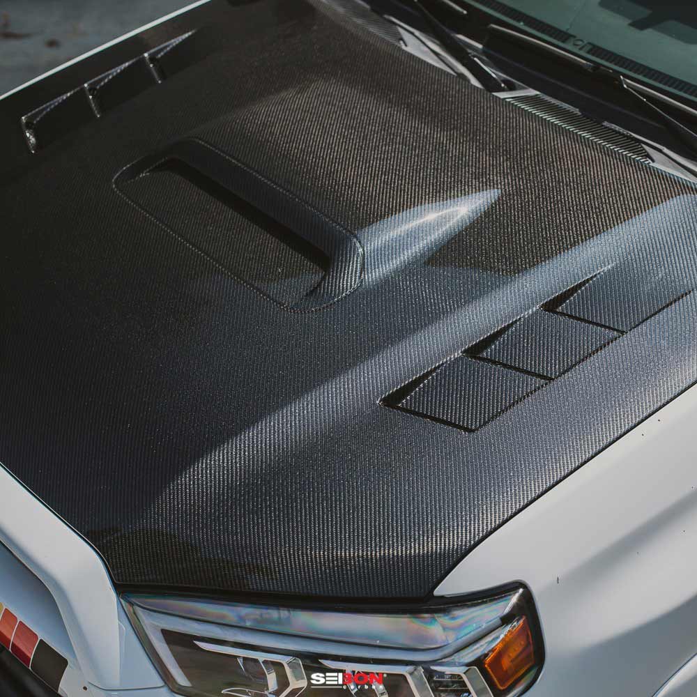TS-Style Carbon Fiber Hood - Toyota 4Runner (2010-2021)